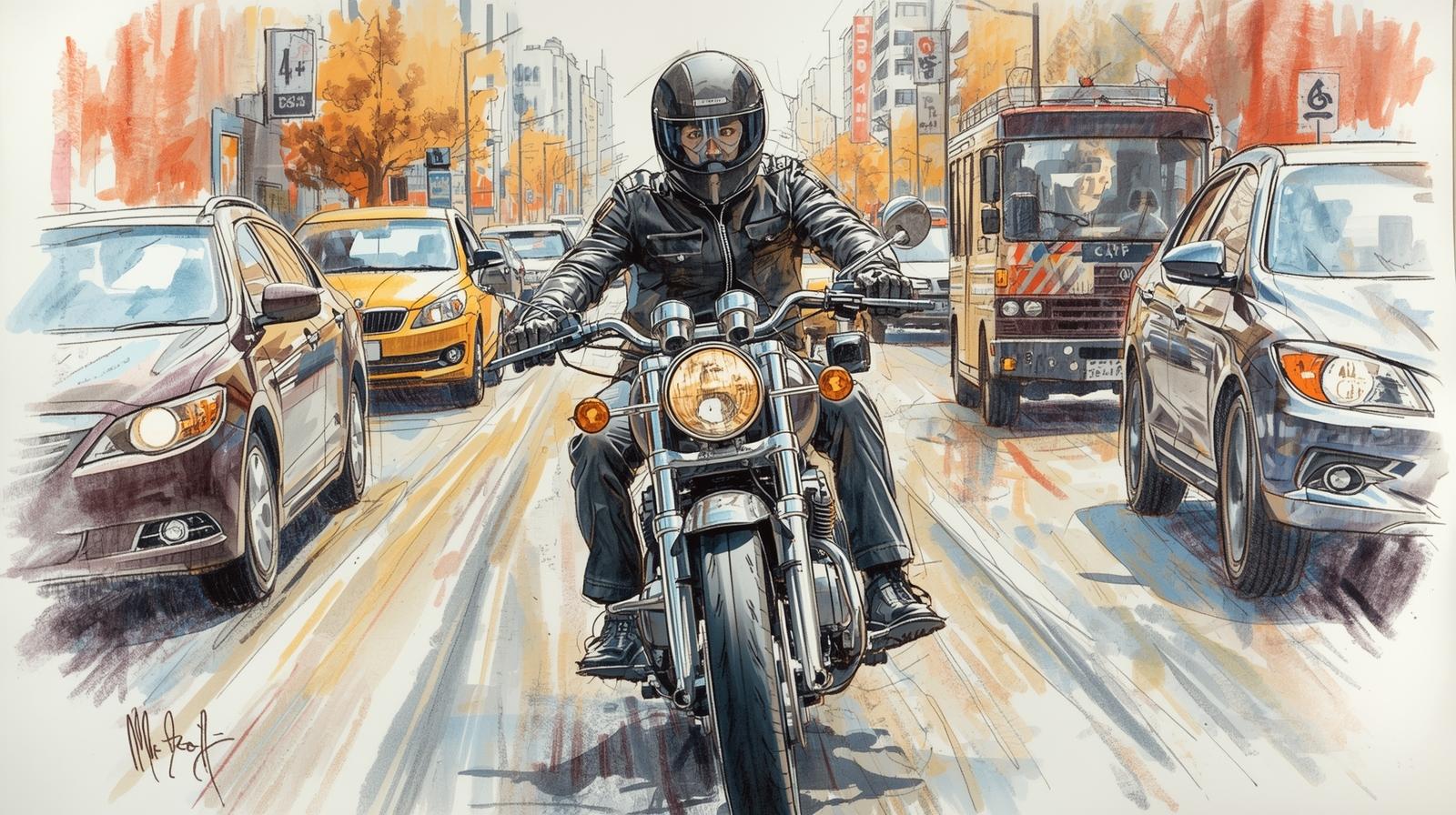 Driving Safely Near Motorcycles | Permit.Bike