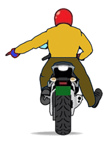 Motorcycle Hand Signals And Why You Need To Know Them | Permit.Bike