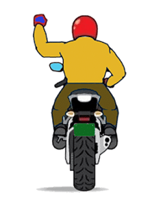 Motorcycle Hand Signals And Why You Need To Know Them | Permit.Bike